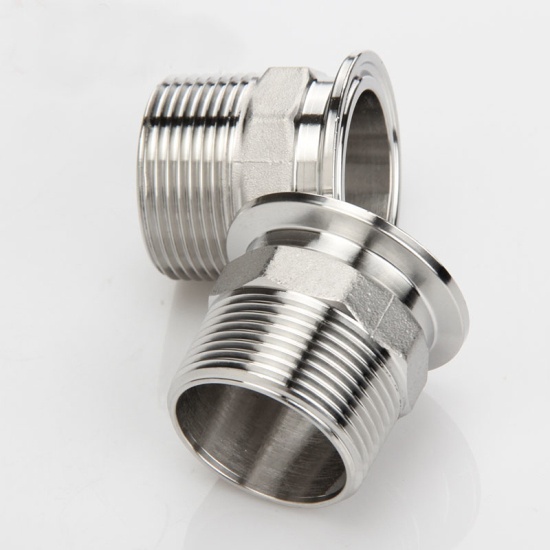 Sanitary Tri clamp x male Coupling