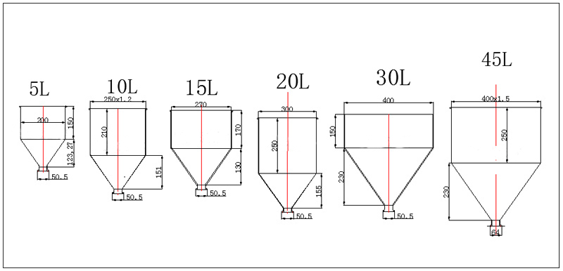 Hopper Beer Stainless Steel Food Grade Machine 60L
